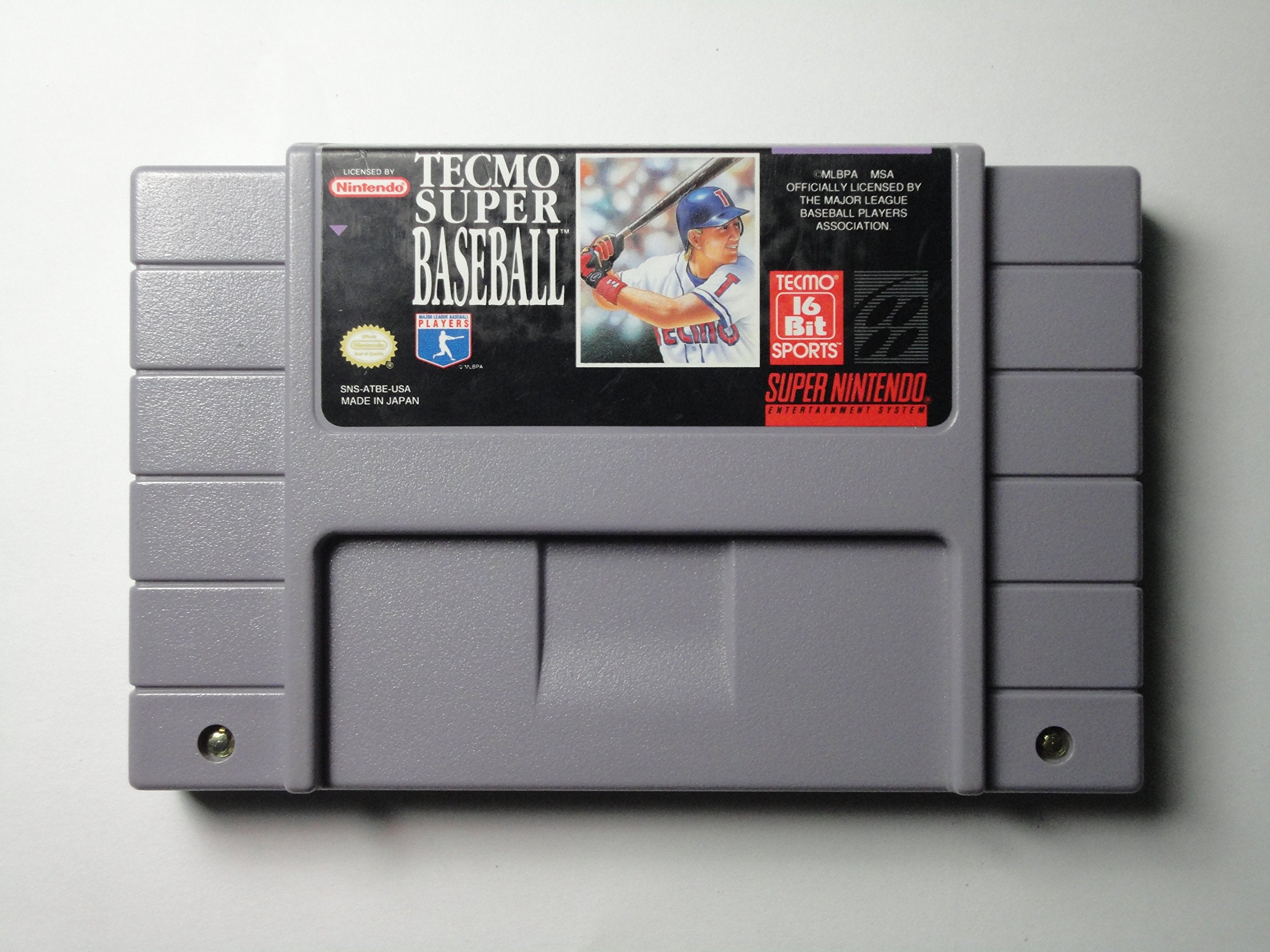 Tecmo Super Baseball Super Nintendo
