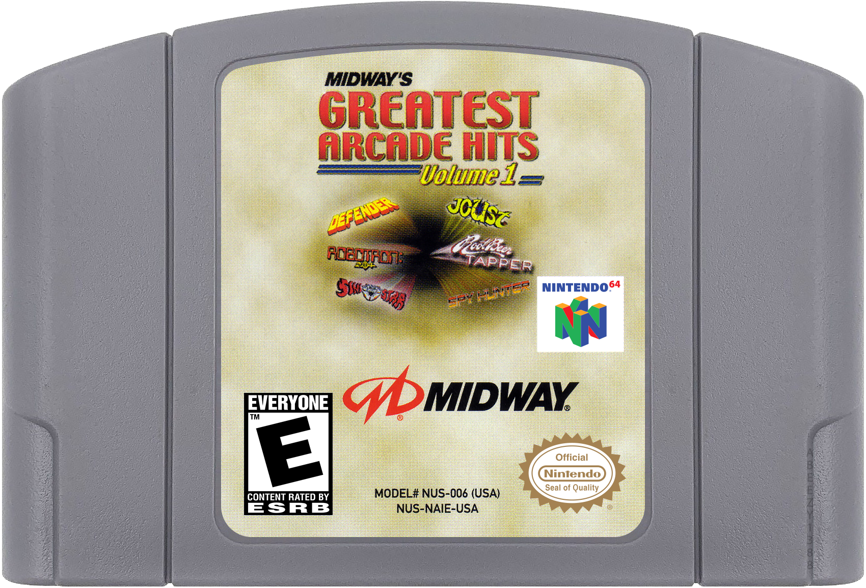 Midway's Greatest Arcade Hits Vol 1 Nintendo 64