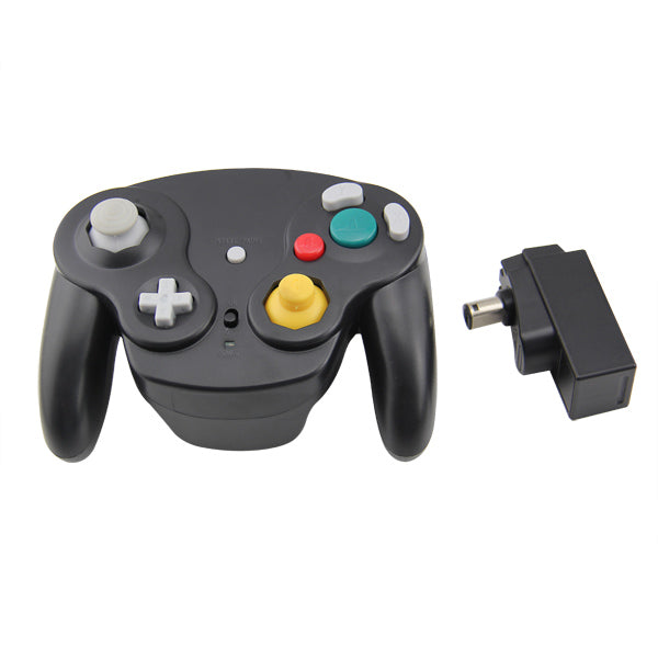 Game Cube Wireless Controller 9 (Black Orange & Silver)